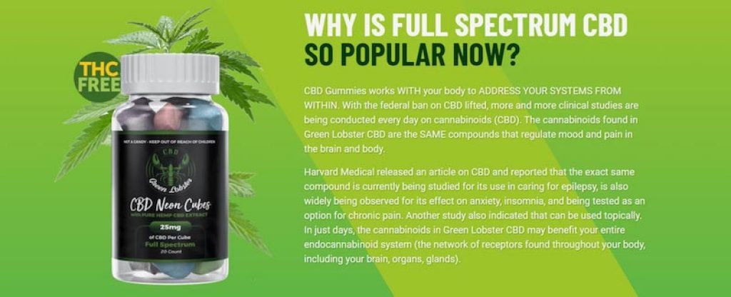 Green Lobster CBD Neon Cubes Review 2023: Is it Worth Money?